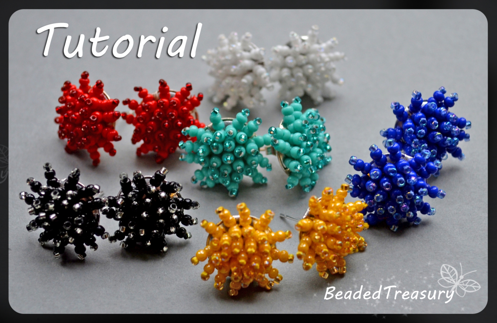 Free Beading Tutorial - "Starlet" | BEADED TREASURY